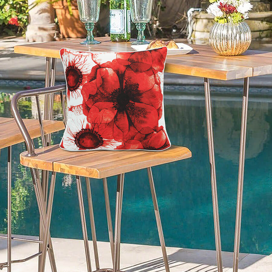 Cushions ruby red collection | Club Piscine Super Fitness