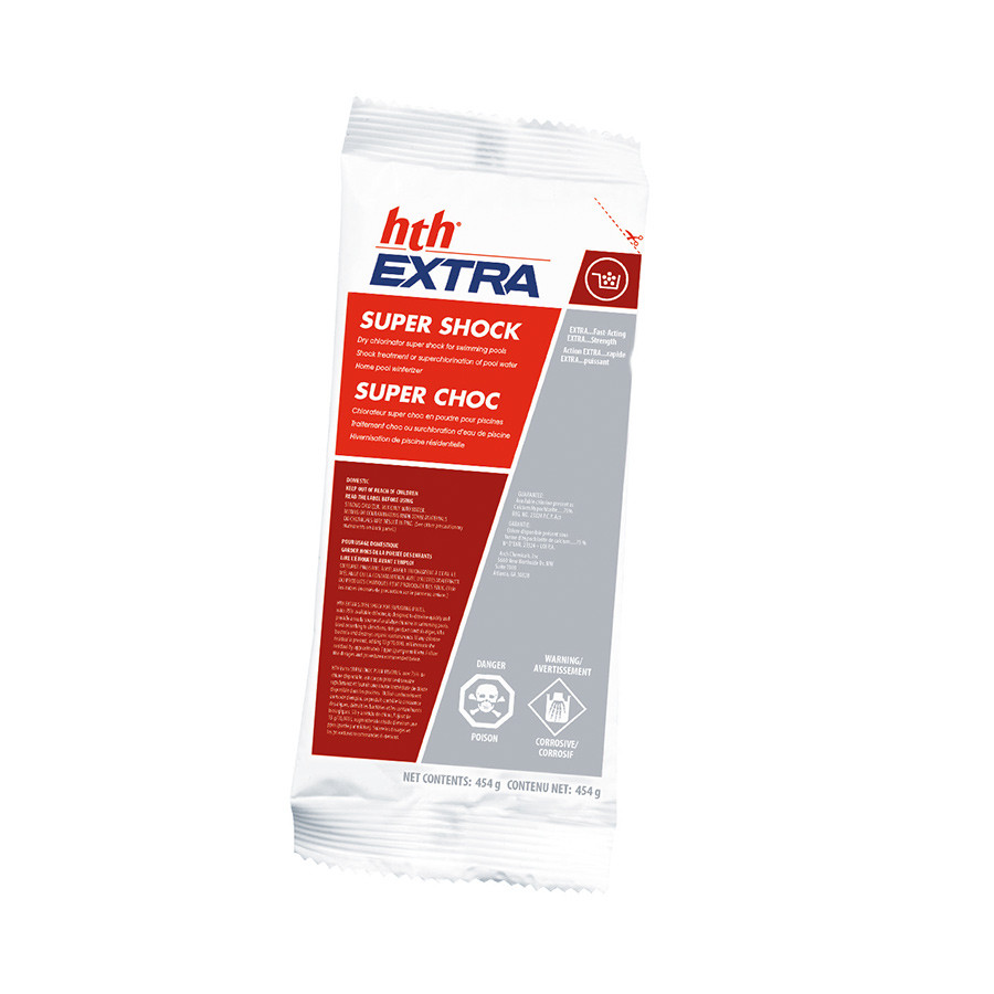 HTH Extra granular chlorine Super Shock 454 g | Club Piscine Super Fitness