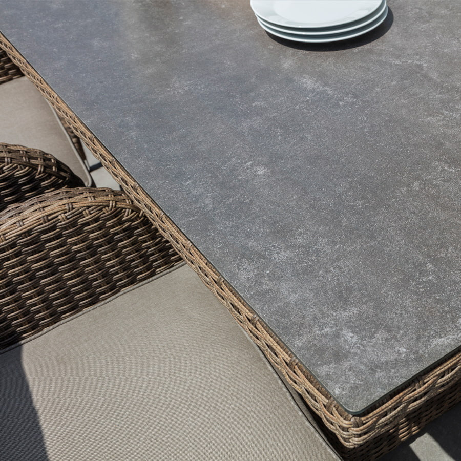 Marquis 6 places avec table 39" x 78" | Club Piscine Super Fitness